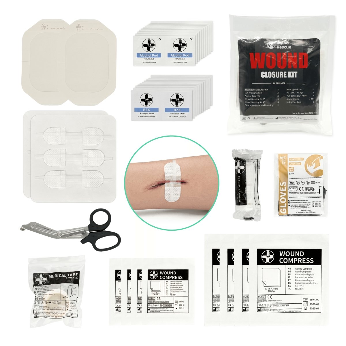SwiftPatch™ - Zip Stitch Laceration & Dressing Set – Spreach DE